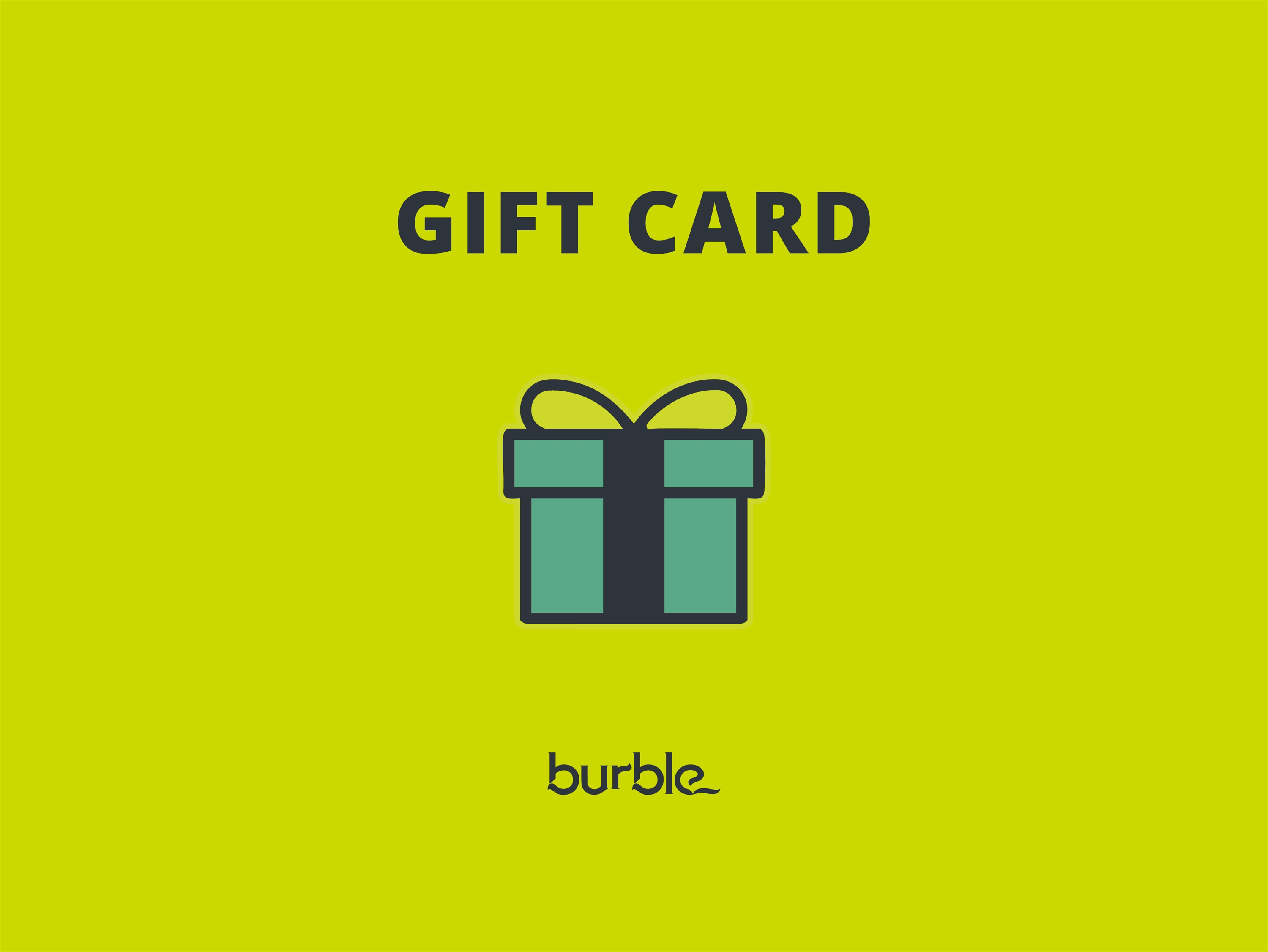Burble - Gift Cards
